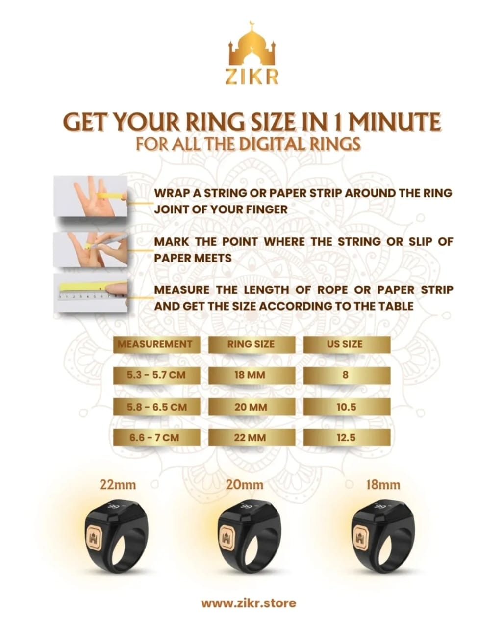 Zikr Ring Lite – ZIKR